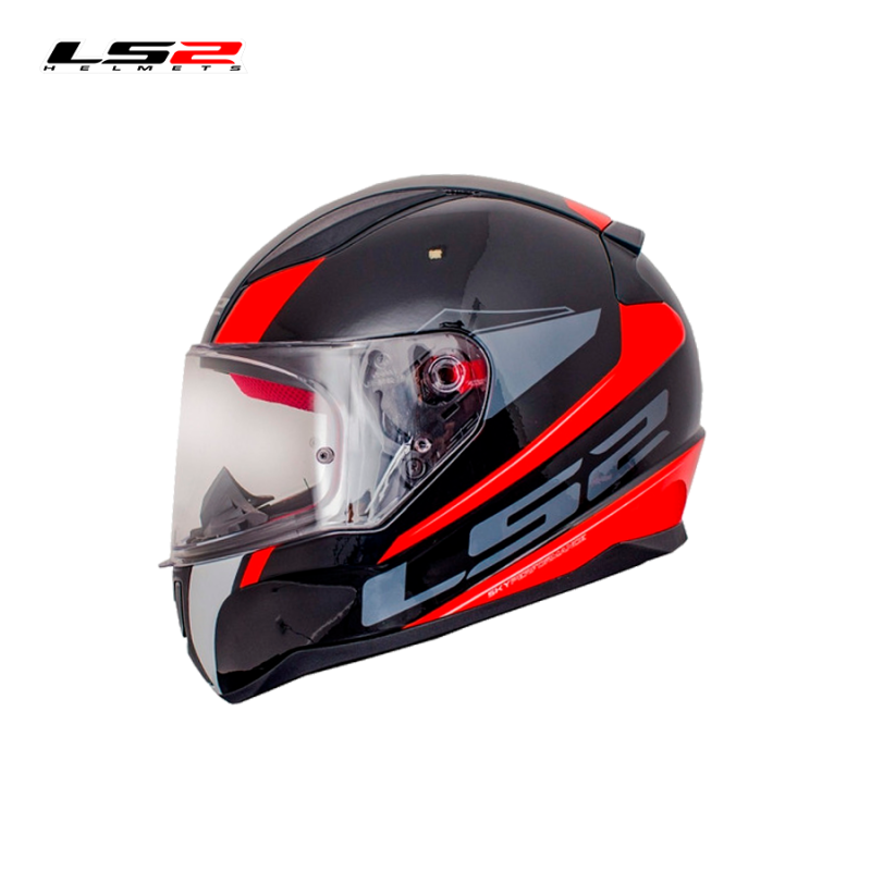 CASCO LS2 FF353 DRIVEWAY NEGRO/ROJO – Lucero tu tienda online!