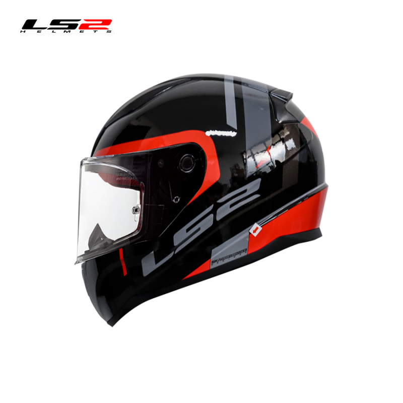 CASCO LS2 FF353 CHOS NEGRO/ROJO – Lucero tu tienda online!