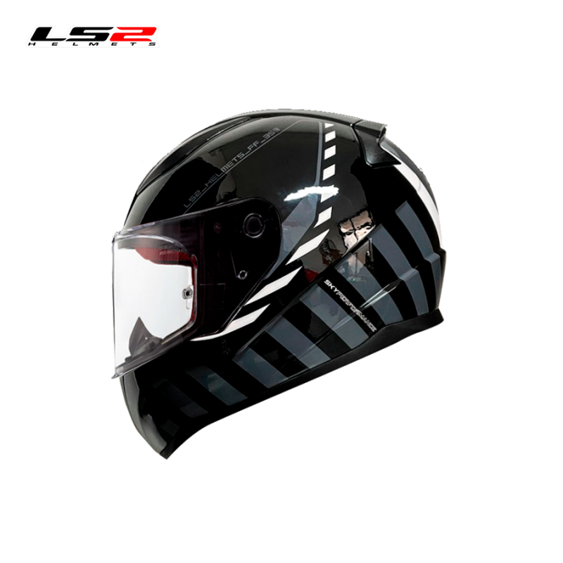 CASCO LS2 FF353 CODENAME NEGRO/BLANCO – Lucero tu tienda online!