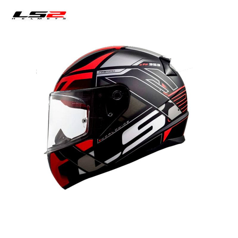 CASCO LS2 FF353 DEVIANT NEGRO MATE/ROJO – Lucero tu tienda online!