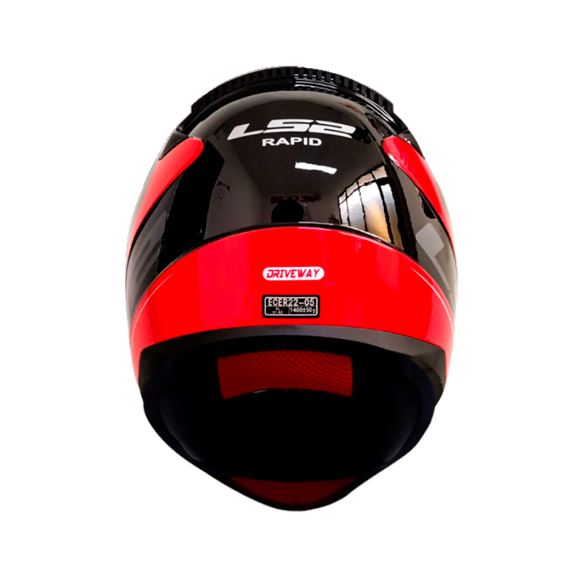 CASCO LS2 FF353 DRIVEWAY NEGRO/ROJO – Lucero tu tienda online!