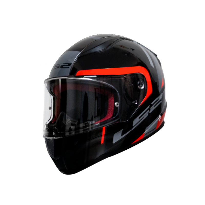 CASCO LS2 FF353 CHOS NEGRO/ROJO – Lucero tu tienda online!