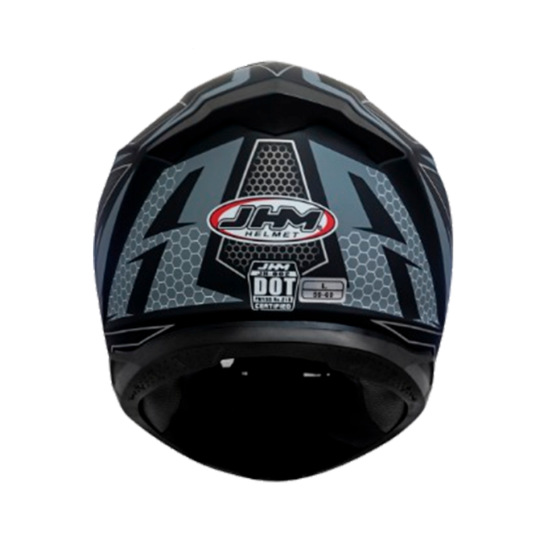 CASCO JHM 802 EVOLVE NEGRO MATE/GRIS – Lucero tu tienda online!