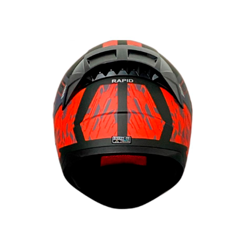 CASCO LS2 NS353 RAPID XTREET NEGRO MATE/ROJO – Lucero tu tienda online!