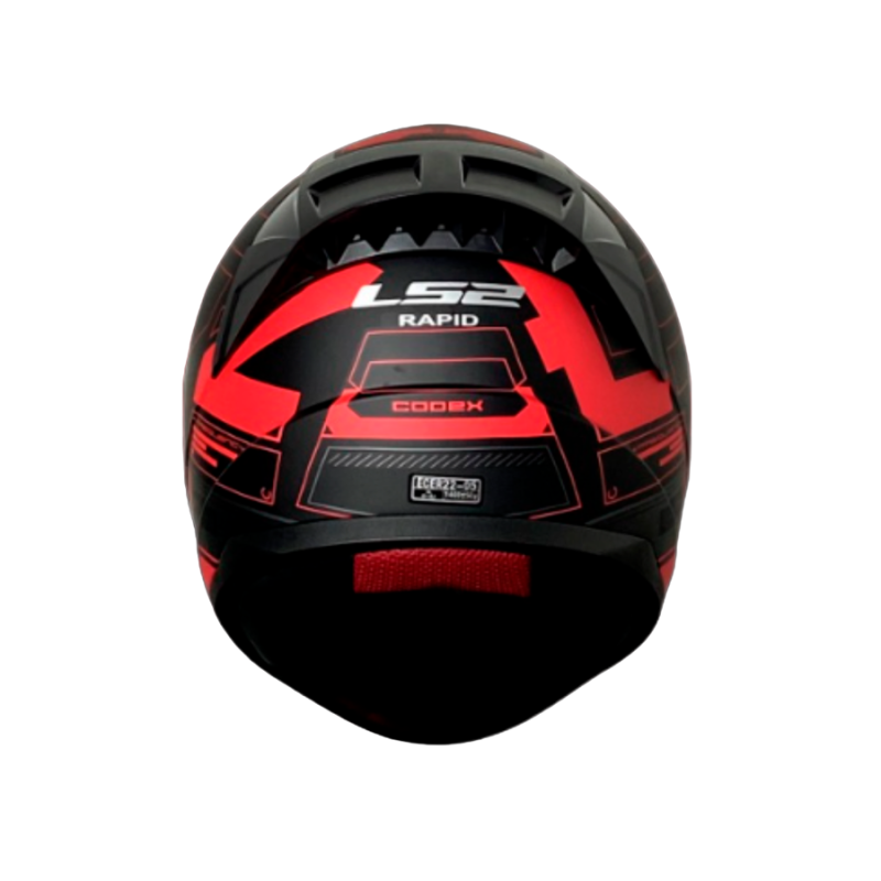 CASCO LS2 NS353 CODEX NEGRO MATE/ROJO – Lucero tu tienda online!